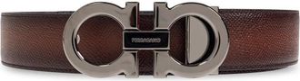 Ferragamo Homme, Accessoires, Brun, Taille: 100 CM Double Adjus Belt