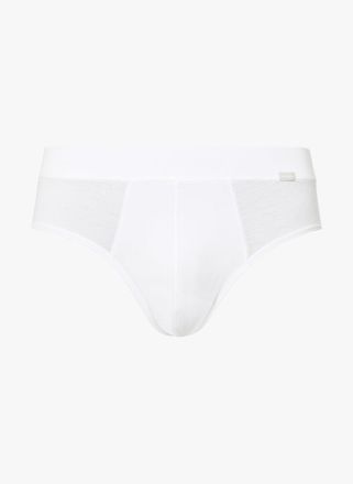 Hanro Slip en coton m&eacute;lang&eacute;