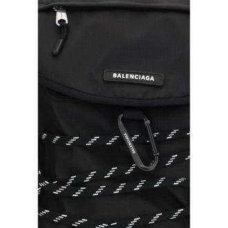 Balenciaga Technical Nylon Backpack - Black
