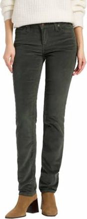 Lee Marion Pantalon, Gris Olive, 27W / 31L Femmes
