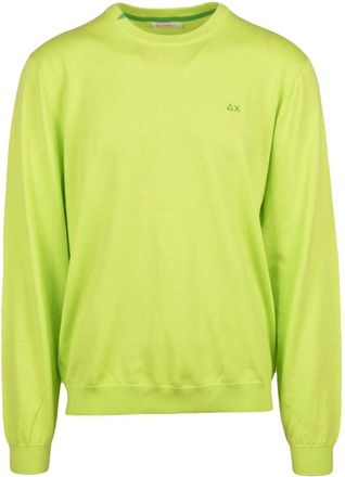 Sun 68 Homme, Pulls, Vert, Taille: 2XL Pullover Girocollo