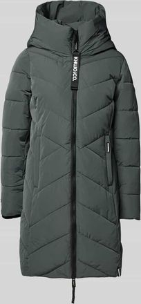 Khujo Regular Fit Steppmantel mit Logo-Print Modell Darka