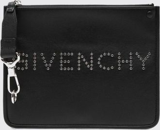 Givenchy Flache Cargo Dokumentenmappe von aus Kalbsleder mit Nieten