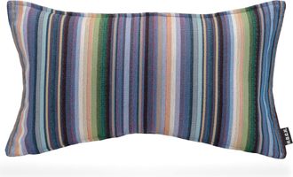 H.O.C.K. Dekokissen Sofakissen Kissen inkl. F&uuml;llung Blondie blau gestreift Multicolour 50x30 mit Biese col. 3