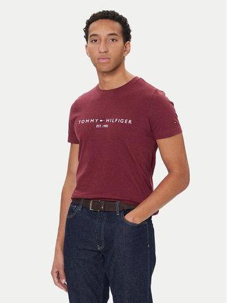 Tommy Hilfiger T-Shirt Logo MW0MW11797 Rot Slim Fit
