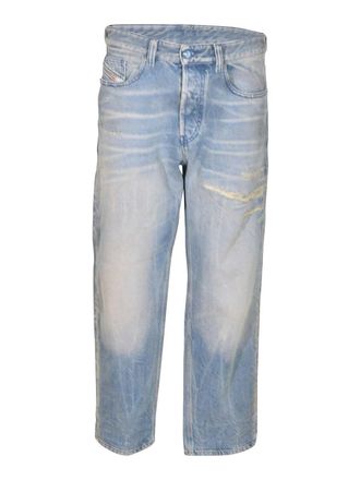 Diesel Jean Droit - Gris Clair