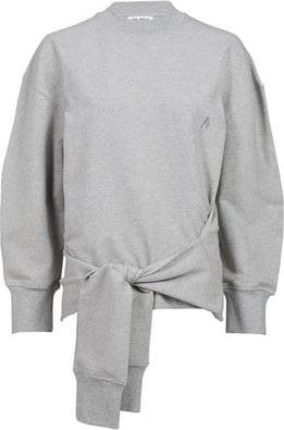The Attico Sweat oversize en coton m&eacute;lang&eacute;