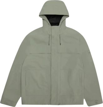 Rains Femme, Vestes, Vert, Taille: 44 FR Suva Hardshell Cargo Jacket