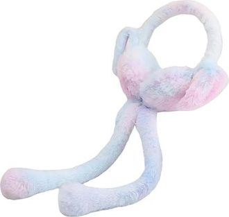 Generic Couvre-oreilles dhiver - Style lapin mignon, polaire douce en peluche, ajustement confortable et r&eacute;glable, protection l&eacute;g&egrave;re et chaude | pour les fans