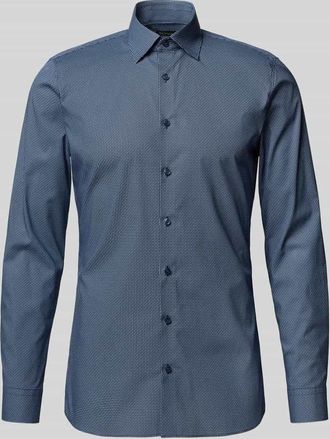 Olymp No. 6 Super Slim Fit Business-Hemd mit Kentkragen