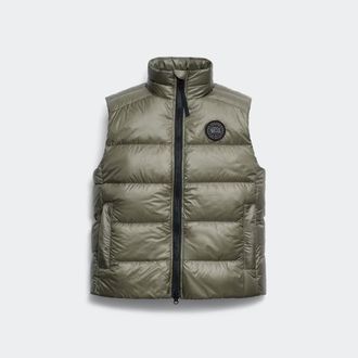 Canada Goose Cypress Weste mit Black Label (Weiblich, Smokey Sage, M)