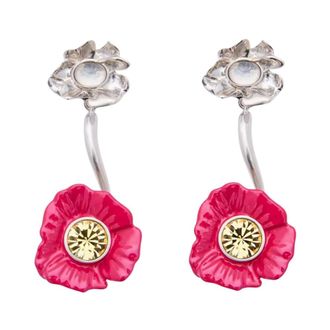Marni Femme, Accessoires, Multicolore, Taille: ONE Size Boucles doreilles pendantes fleur de cristal