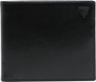 Aspinal of London portefeuille pliant en cuir - Noir