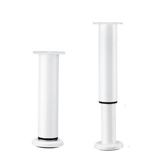 Generic 2er-Pack Tischbeine, verstellbare Metall-Fr&uuml;hst&uuml;cksbarbeine, 72-110 cm H&ouml;he, 50 mm Durchmesser, wei&szlig;e M&ouml;belf&uuml;&szlig;e(White)