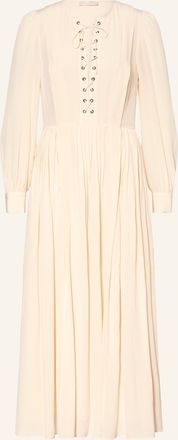 Ulla Johnson Ulla Johnson Seidenkleid Veria Mit Plissees weiss