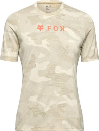 Fox Damen Ranger TruDri Kurzarm-Mountainbike-Trikot, Creme, Gr&ouml;&szlig;e XL