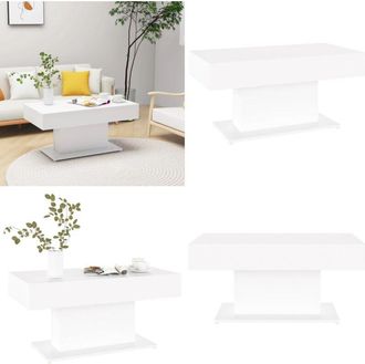 vidaXL Couchtisch Weiß 96x50x45 cm Holzwerkstoff - Couchtisch - Couchtische - Home & Living - Weiß