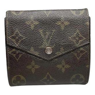 Louis Vuitton Portefeuille Vintage en Cuir Pr&eacute;-owned - Femme - Pre-owned - Brun - Taille: ONE Size