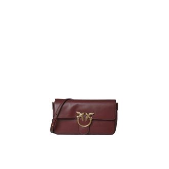 Pinko Umh&auml;ngetasche aus Leder - - Bags - Damen - Rot - ONE SIZE