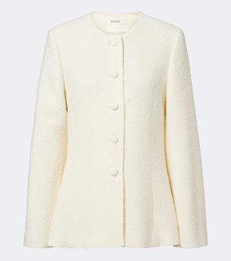 R&oacute;he R&oacute;he Boucl&eacute;-Jacke aus einem Wollgemisch