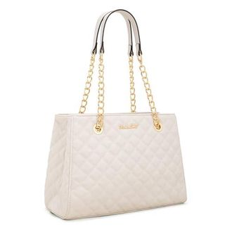 Montana West Sac &agrave; bandouli&egrave;re en cha&icirc;ne de taille moyenne pour femme Hobo Sac &agrave; main fourre-tout, 040Beige, Large