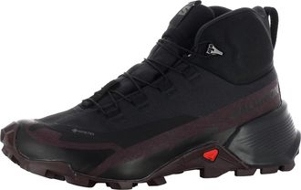 Salomon Shoes Cross Hike Mid GTX 2 W Choco, Schuhe für Damen, Schwarz/Schokolade Plum/Black, 37 1/3 EU, Black Chocolate Plum Black, 37 1/3 EU