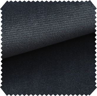 Novely PASSAU - Samtig Weicher Chenille-M&ouml;belstoff - Robuster Polsterstoff - Pflegeleichte Meterware 1lfm | Farbe: 07 Schwarz