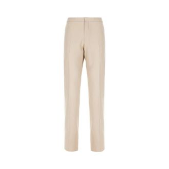 Ermenegildo Zegna Homme, Pantalons, Beige, Taille: L Pantalon en Lin Oasi
