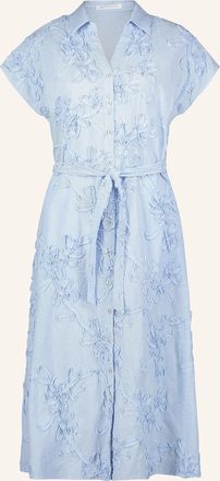 Betty&Co Betty&Co Hemdblusenkleid blau