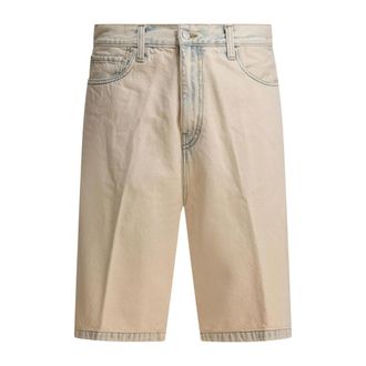 Carhartt Work in Progress Relaxed Fit Carpenter Denim Shorts - - Shorts - Herren - Beige - W30