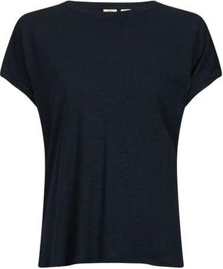Levi's T-shirt uni &agrave; col rond en lin m&eacute;lang&eacute;