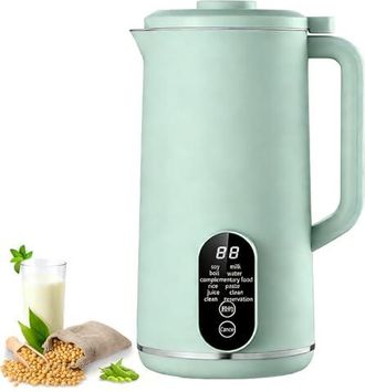 Generic Machine &agrave; Lait de Soja 650ml - Automatique 6 en 1 pour Lait de Noix et dAvoine, Affichage LED, Sans Trempage, Minuteur, Auto-Nettoyante, Maintien au C
