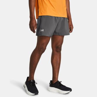 Under Armour Launch Shorts für Herren (13 cm) Castlerock / Castlerock / Reflektierend 3XL