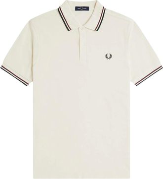 Fred Perry Homme, Tops, Blanc, Taille: XL Polo M3600