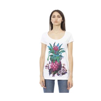 Just Cavalli Wei&szlig;e Baumwoll Damen T-Shirt - - Tops - Damen - Wei&szlig; - M