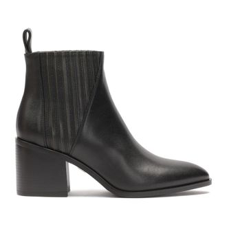 Kazar Stiefel mit breitem Absatz und Knopfverschluss - - Shoes - Damen - Schwarzk - 40 EU
