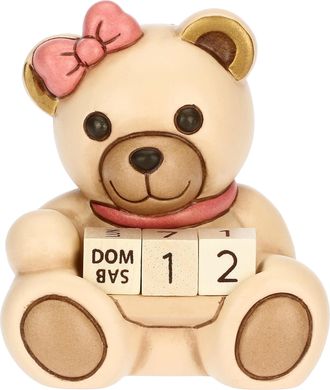 Thun Mini-Kalender Teddy Sie aus Keramik