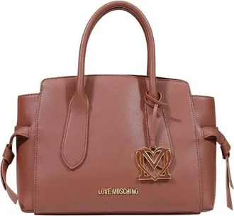Love Moschino Braune Polyethylen-Handtasche