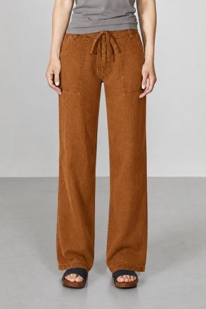 Hempage Hempage Damen vegan Hose Airy Summer Mandelbraun
