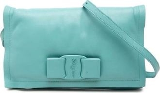 Ferragamo Sac port&eacute; &eacute;paule Pre-owned - Femme - Pre-owned - Vert - Taille: ONE Size