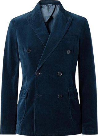 Aspesi Homme, Vestes, Bleu, Taille: L Sugimoto Double-Breasted Jacket