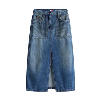 Tommy Jeans Utility Jeansrock - - Skirts - Damen - Blau - W28