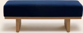 Madura Banc Anca Velours bleu nuit - BLEU