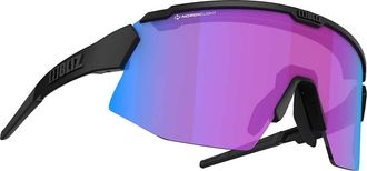 Bliz Breeze Small Nordic Light Sportbrille, matt black-violet blue multi