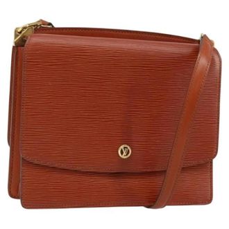 Louis Vuitton Sac bandouli&egrave;re en cuir Pre-owned - Femme - Pre-owned - Brun - Taille: ONE Size