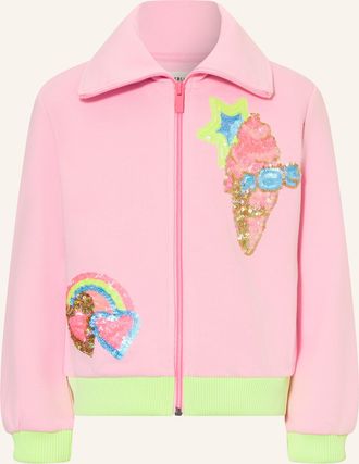 BILLIEBLUSH Sweatjacke Mit Pailletten rosa