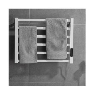 Generic Wei&szlig;, Linke Linie, Badezimmerzubeh&ouml;r Handtuchtrockner Schnelle Erw&auml;rmung, Elektrischer Handtuchtrockner Energieeffizient, Wandmontiert Beheizt