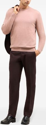 Boglioli Pullover aus gebürstetem Kaschmir - Rosa