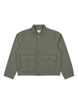 Obey Jacke mit Vordertasche - Gr&uuml;n