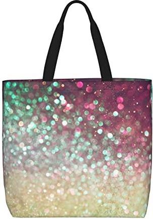 Generic Sac Fourre-Tout Paillettes Bleues Sac De Shopping Pliable De Grande Capacit&eacute; Sacs En Toile, Pour &Eacute;cole, Voyage, Filles, Femmes